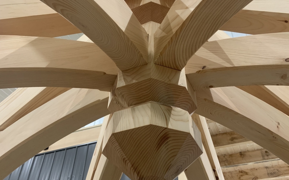 Octagonal Turret Roof Frame