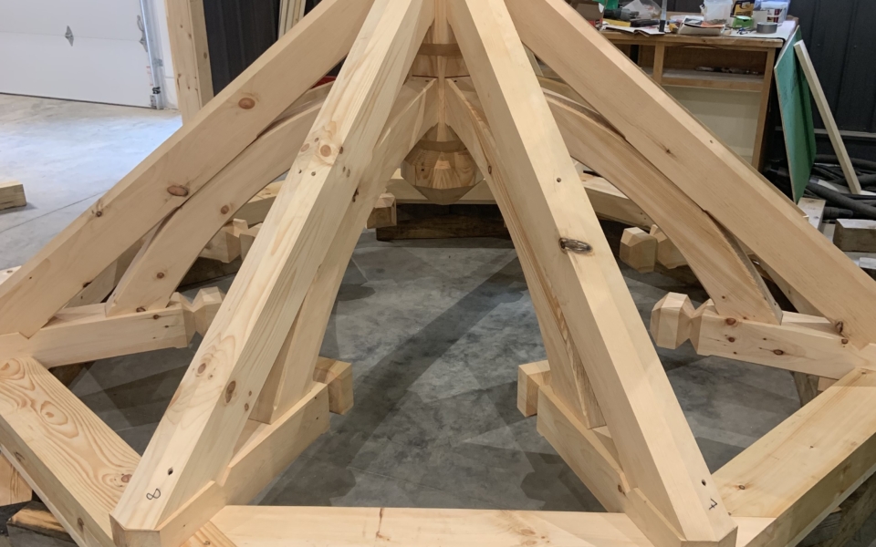 Octagonal Turret Roof Frame