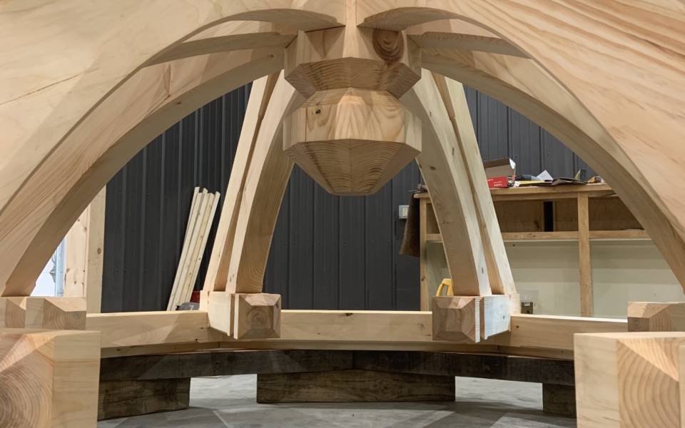 Octagonal Turret Roof Frame